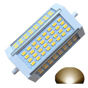 r7s led j118 118mm dimmable bulb 30w warm light 3000k ac120v 3000lm double ended j led floodlight for r7s 200w 300w 400w halogen replacement (3000k warm light)