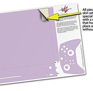 WraptorSkinz Decal Vinyl Skin Wrap Compatible with Xbox One X Console and Controller - Solids Collection Lavender