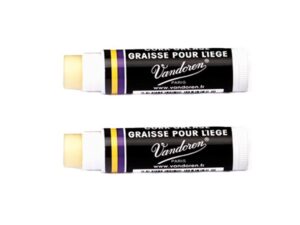 set of 2 vandoren clarinet cork grease