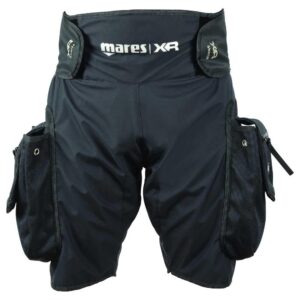 mares xr-line tek shorts - ultra light resistant bilaminate kevlar non floating tech short, lg