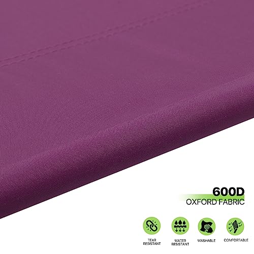 Magshion Portable Military Fold Up Camping Bed Cot + Free Storage Bag- 5 Colors (Purple), 37 x 26 x 5 inches (Magshion Furniture)