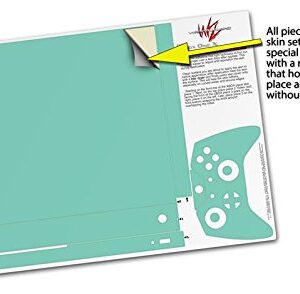 WraptorSkinz Decal Vinyl Skin Wrap Compatible with Xbox One X Console and Controller - Solids Collection Seafoam Green