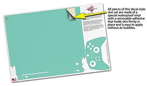 WraptorSkinz Decal Vinyl Skin Wrap Compatible with Xbox One X Console and Controller - Solids Collection Seafoam Green