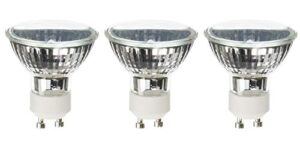 anyray 3-pack replacement for gu10 120v 35w mr-16 q35mr16 35 watts jdr c halogen bulb lamp