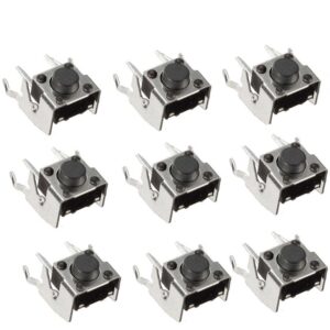 10 pcs rb lb bumper switch button buttons for microsoft xbox one xbox 360 controller replacement (black)