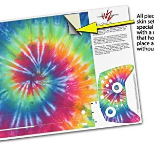 WraptorSkinz Decal Vinyl Skin Wrap Compatible with Xbox One X Console and Controller - Tie Dye Swirl 104