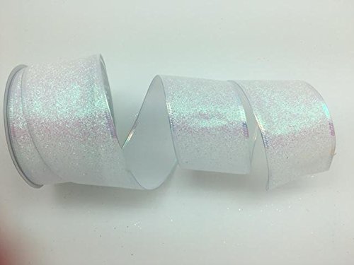 Celebrate IT- Ribbon -glitter pearl 2.5 in x 25 ft