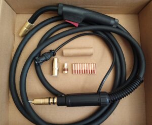 mig welding gun 15' 150a replacement for miller millermatic 90/120/130/130xp/135/140/141/150/175/180/185/190/210 and 211 ironman 210