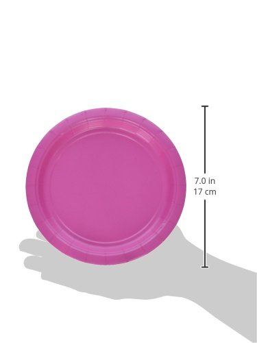 Amscan Pink Paper Plate Big Party Pack, 6 Pk.