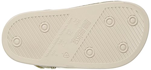 Mini Melissa Baby-Girl's Mini Beach Slide Sandal Flat, Gold Glitter, 9 M US Toddler