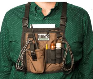 dan's hunting gear, llc, premium hunting competition chest pack, (adjustable, one size fits all)