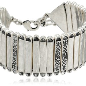 Lucky Brand Silver-Tone Statement Link Bracelet