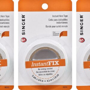 Singer Instant Hem Tape, 3/4-Inch by 15-Foot (3 Pack)