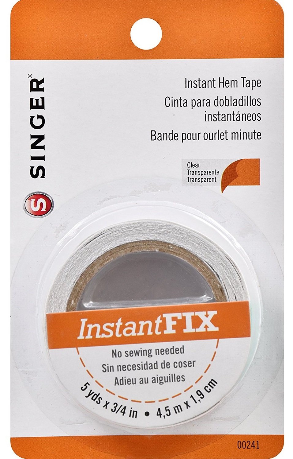 Singer Instant Hem Tape, 3/4-Inch by 15-Foot (3 Pack)