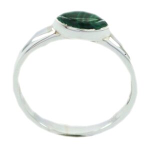 55carat genuine malachite sterling silver ring for women bezel style oval shape size 5,6,7,8,9,10,11,12