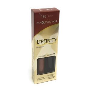 coty 2 x max factor lipfinity lipstick two step new in box - 180 spiritual