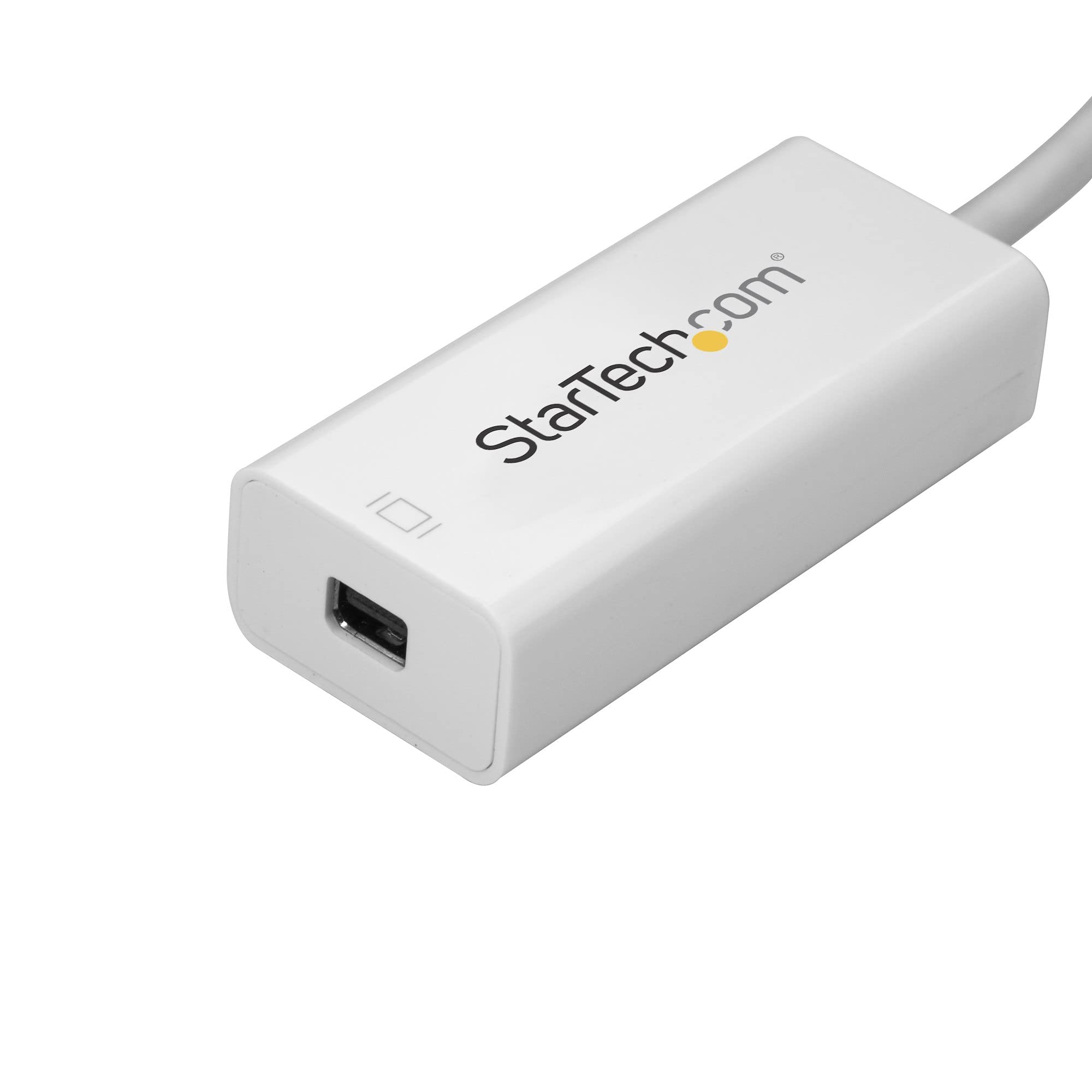 StarTech.com USB-C to Mini DisplayPort Adapter - 4K 60Hz - White - USB 3.1 Type-C to Mini DP Adapter - Type-C to Mini DP Converter (CDP2MDP)