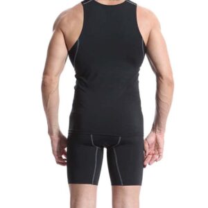 Audoc Mens 3 Pack Compression Tank Tops Cool Dry Sleeveless Compression Shirt (XXX-Large, 3 Pack Tank)