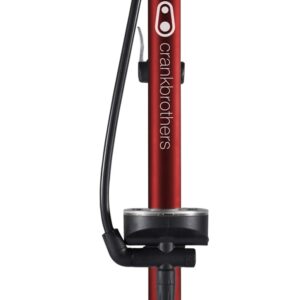 Gem Floor Pump - Stamped Base - Red