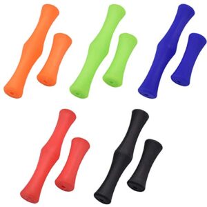 gpp 5 pcs archery bowstring finger saver quickshot finger guard for hunting or bowfishing in 5 colors