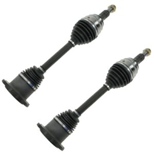 TRQ Front CV Axle Shaft Assembly Pair 2pc Compatible with Silverado Tahoe Suburban Yukon