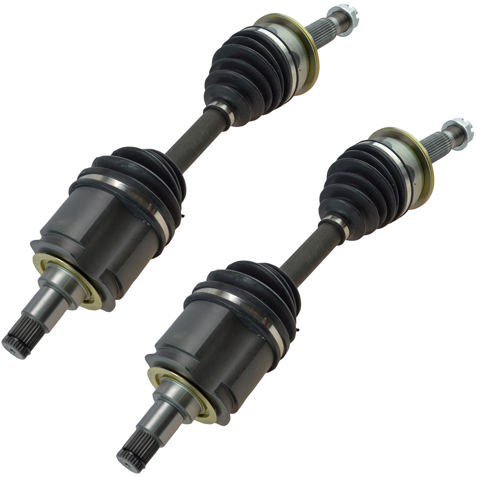 TRQ Front CV Axle Shaft Assembly Pair Set of 2 Compatible with Toyota Tacoma 4Runner