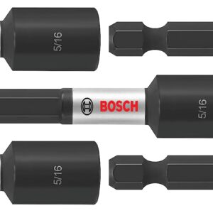 BOSCH ITNS5162B 5-Pack 2-9/16 In. x 5/16 In. Impact Tough Nutsetters