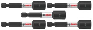 bosch itns5162b 5-pack 2-9/16 in. x 5/16 in. impact tough nutsetters