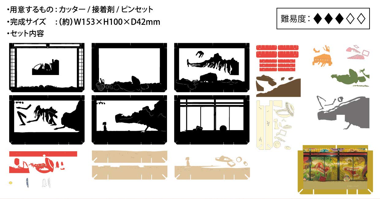 エンスカイ(ENSKY) Paper Theater Spirited Away PT-L04 After Hibiki Feast