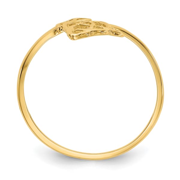 IceCarats 14K Yellow Gold Celtic Love Knot Ring Size 7