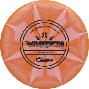 dynamic discs classic soft burst warden putter golf disc [colors may vary] - 173-176g