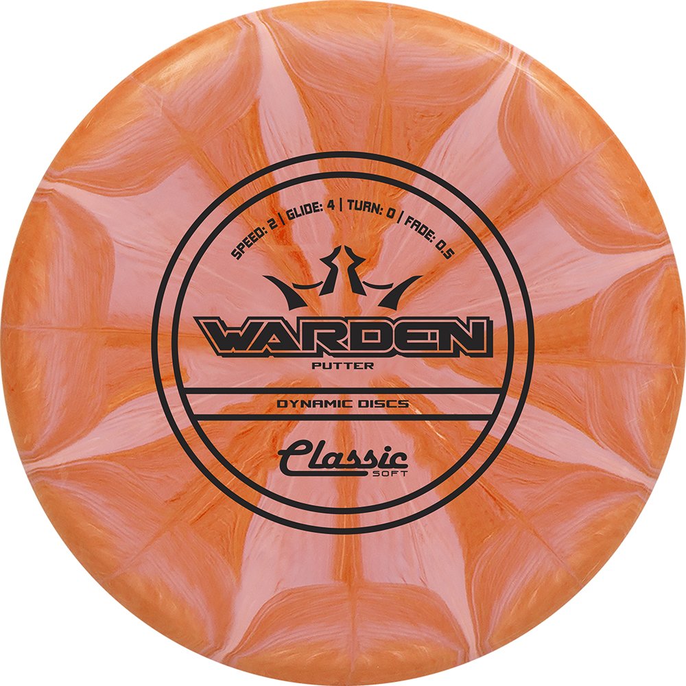 Dynamic Discs Classic Soft Burst Warden Putter Golf Disc [Colors May Vary] - 173-176g