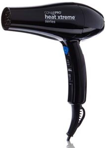 conair professional heat xtreme professional hair dryer, 1875 watts, black