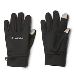 columbia unisex omni-heat touch glove liner, black, small