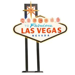 anderson's welcome to vegas light-up sign kit, casino props, prom, event décor, party decorations, photo ops