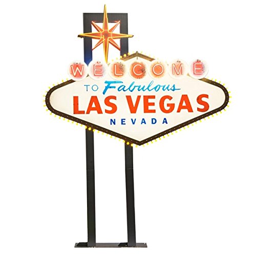 Anderson's Welcome to Vegas Light-Up Sign Kit, Casino Props, Prom, Event Décor, Party Decorations, Photo Ops