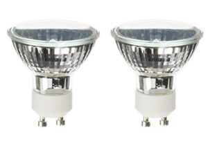 anyray (2)-pack for range hood kitchen 50w light bulbs 50-watts