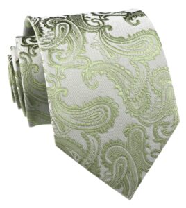 men tender green texture ties stylish handmade luxury formal suit selt neckties