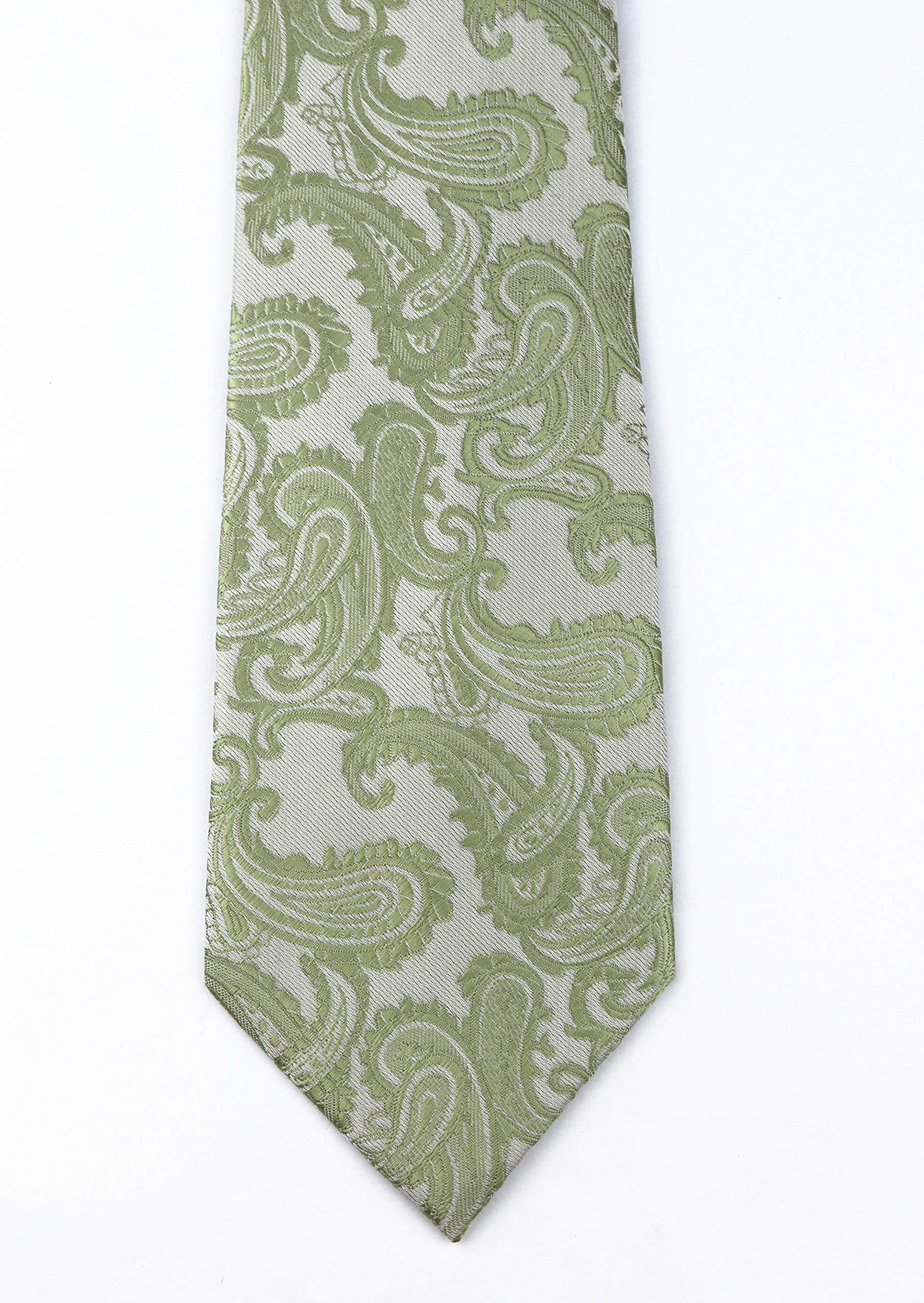 Men Tender Green Texture Ties Stylish HANDMADE Luxury Formal Suit Selt Neckties