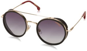 carrera ca167/s round sunglasses, gold & red, 50 mm