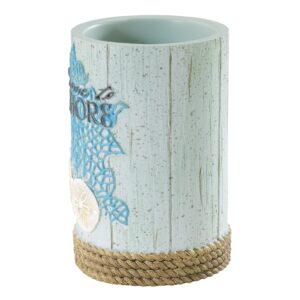 Avanti Linens - Tumbler, Guest Bathroom Essenrtials, Coastal Home Decor (Beachcomber Collection)