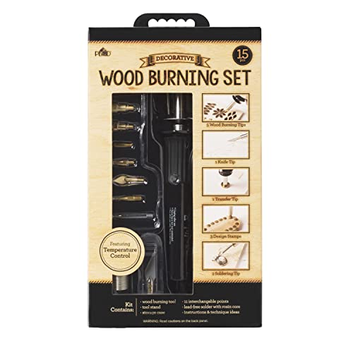 PLAID Decorative 15 pc. Wood Burning Set