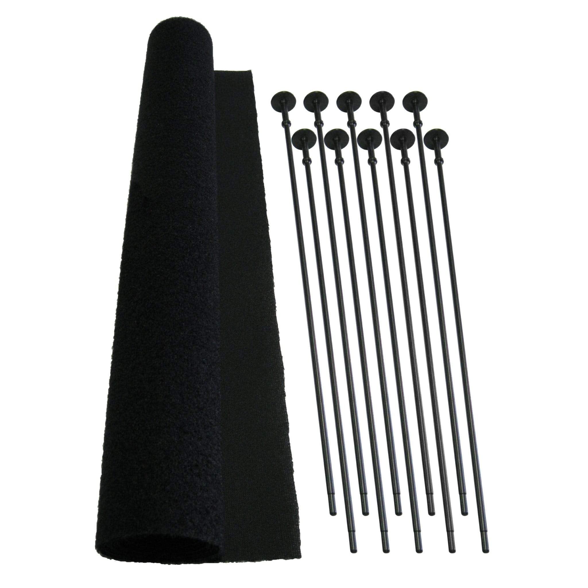 Liberty Safe Rifle Rod Starter - Gun Safe Accessory- Black - Increase Long Gun capacity in Gun Safe (.17 Caliber - 2 Pack)