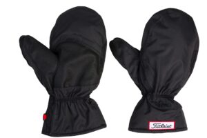 titleist golf cart mitts, black, fits all regular