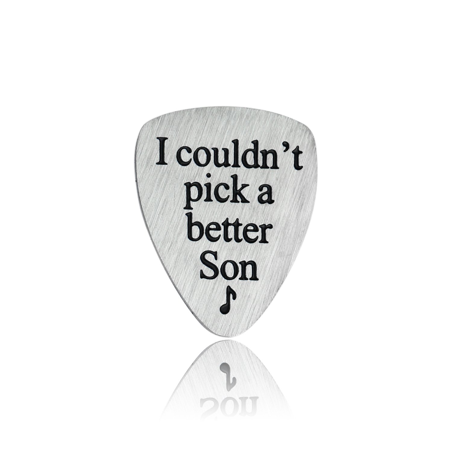 I Couldn’t Pick A Better Son Guitar Pick Jewelry Gift for Son From Mom Dad Musician Gifts