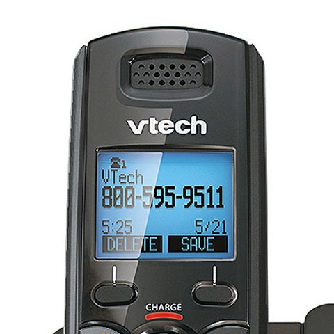 VTech DS6151-11 DECT 6.0 2-Line Expandable Cordless Phone, Black