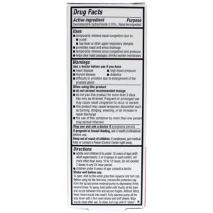 Mucinex Sinus-Max Severe Congestion Relief Clear & Cool Nasal Decongestant Spray- Fast Acting Relief For Sinus Pressure, With Cooling Menthol & Oxymetazoline, 0.75 oz. (Pack of 2), Packaging May Vary