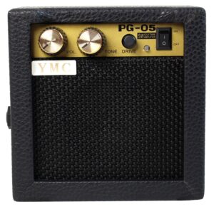 ymc pg-05 5w electric guitar amp portable amplifier speaker with volume tone control