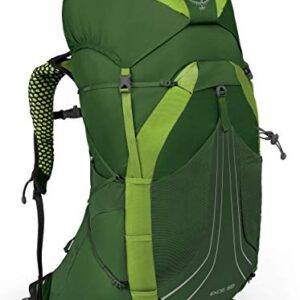 Osprey Packs Exos 58 Backpacking Pack, Tunnel Green, Small