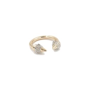 spike collection - gold bling ring